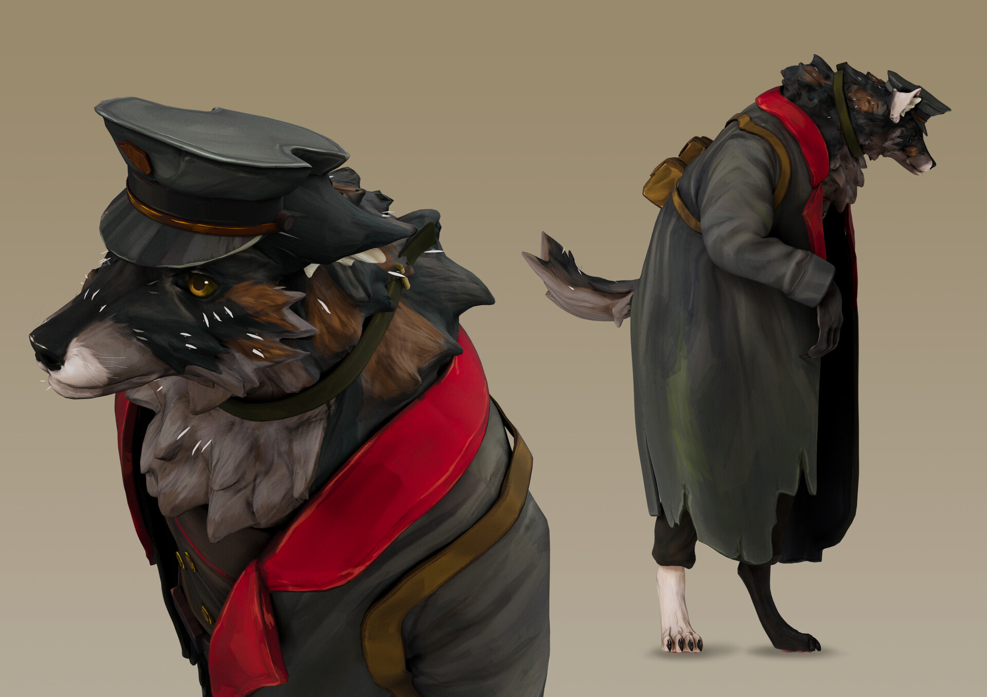 ArtStation - Bourbon 3D model (texture & poses)