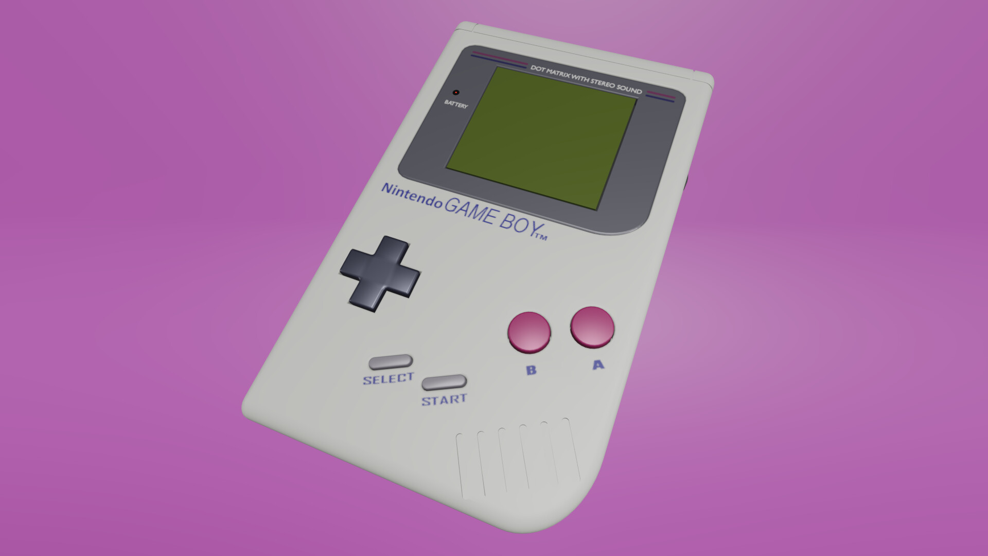 ArtStation - 3D GameBoy
