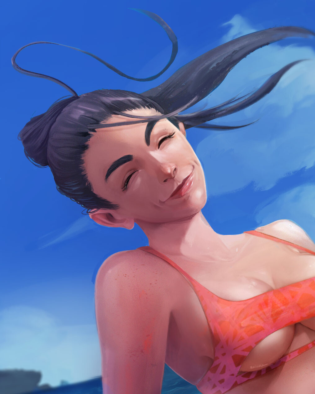 ArtStation - Beach day