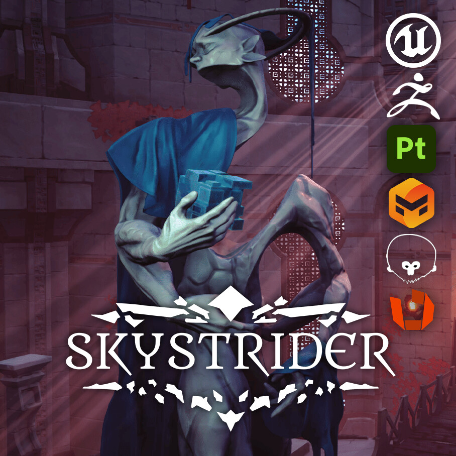 ArtStation - Skystrider - Lv1 Tower Statue