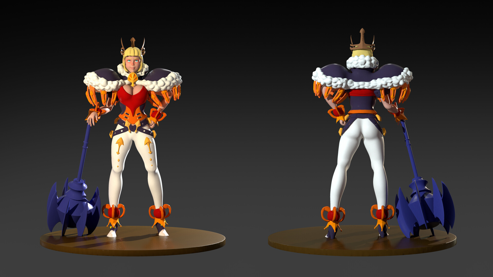 ArtStation - Character Model (Concept by Lei Qin)