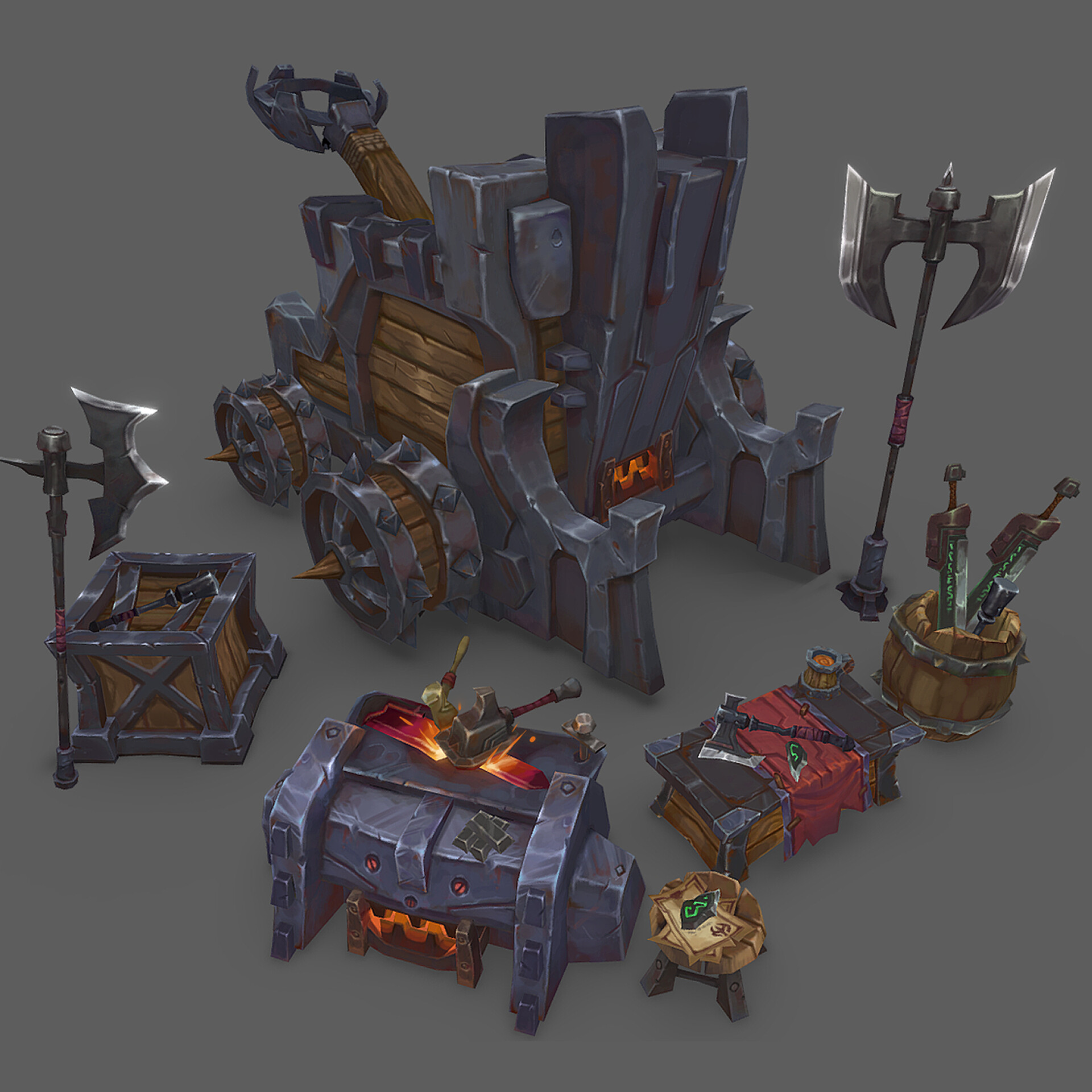 ArtStation - Noxian Camp