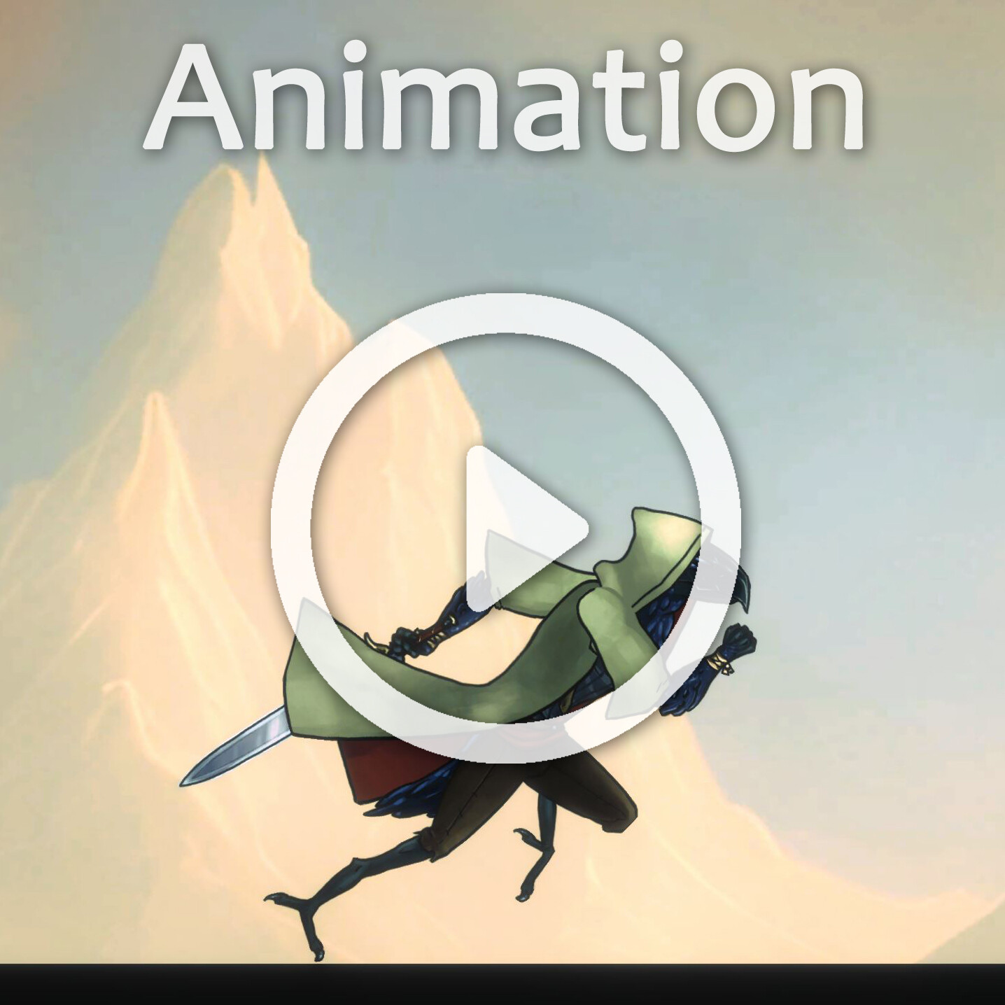 ArtStation - Warrior Raven 2D animation