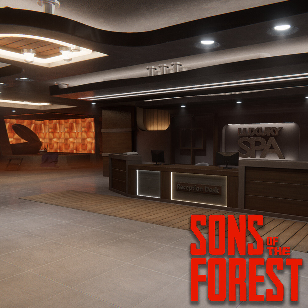 ArtStation - Sons of the Forest - Spa
