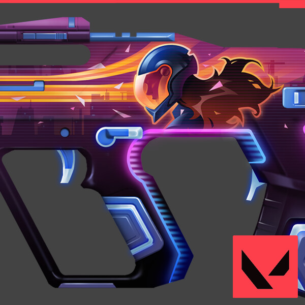 ArtStation - Valorant Gridcrash Skin