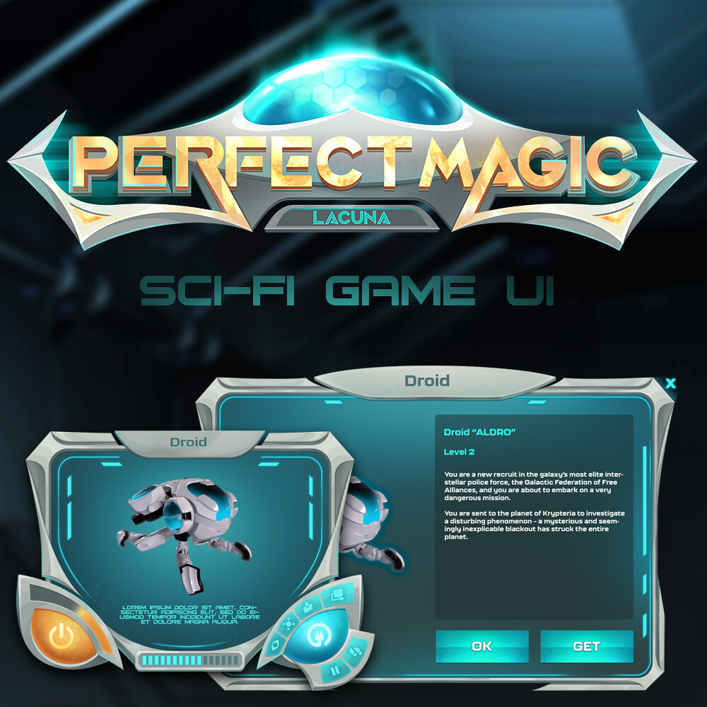 ArtStation - Sci-fi game ui