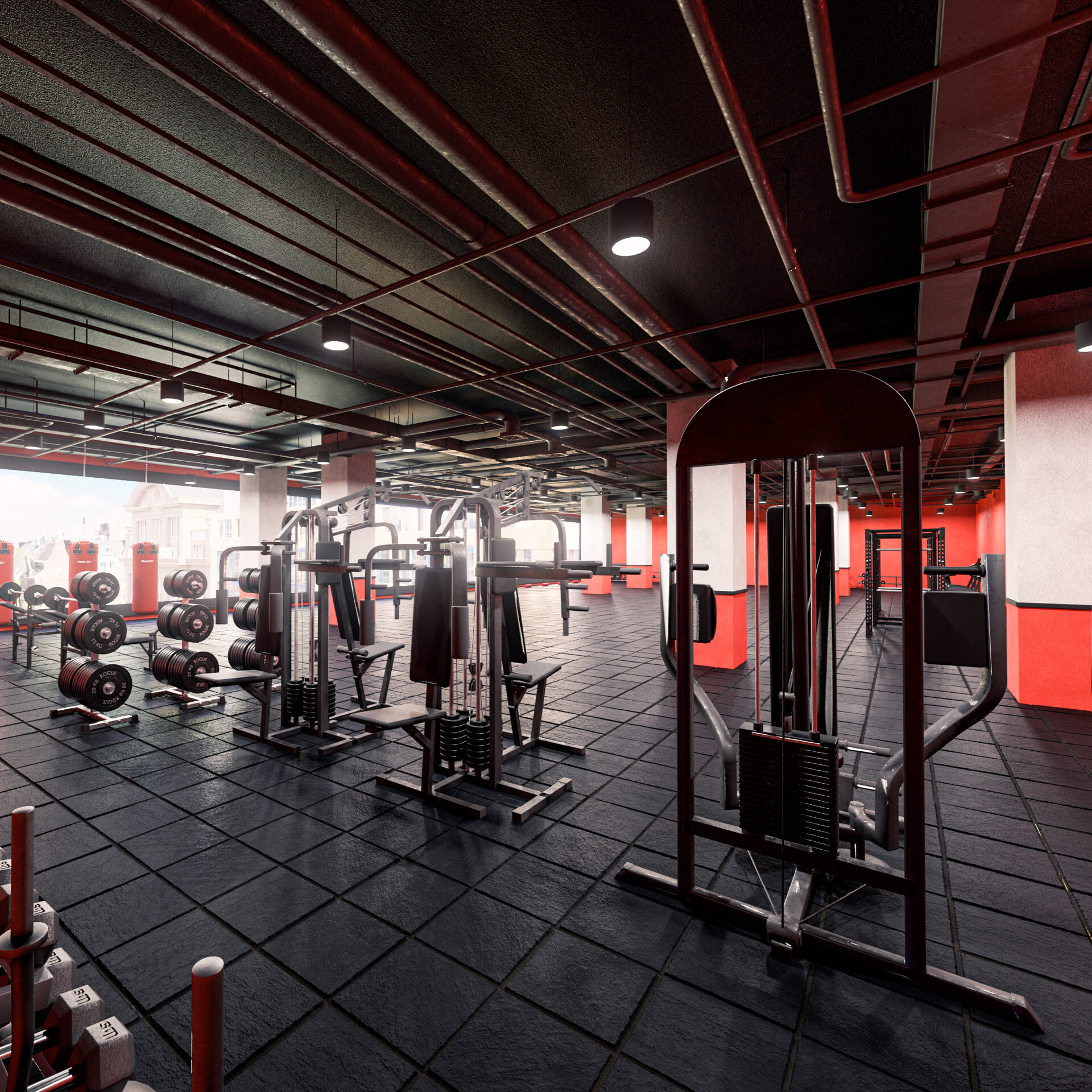 Acool rocket - GYM overlooking at Dam Square