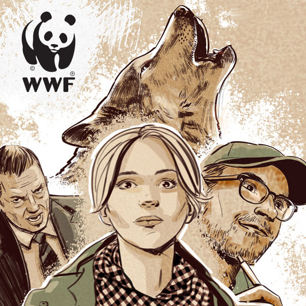 ArtStation - "Wolfs" - education comicbook for WWF about about ...