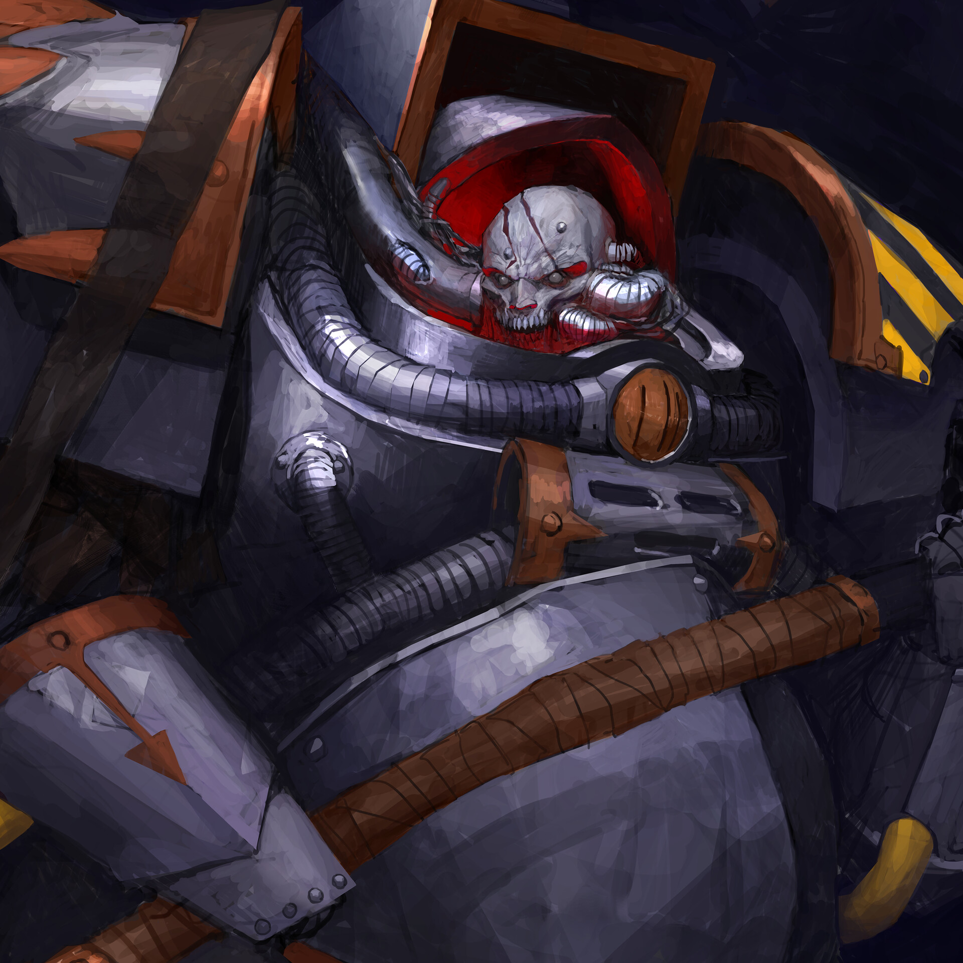 ArtStation - Chaos Lord of the Iron Warriors