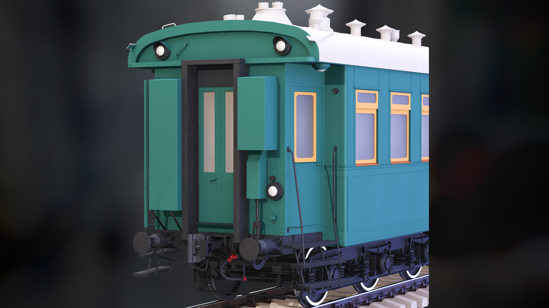 ArtStation - Private railroad car