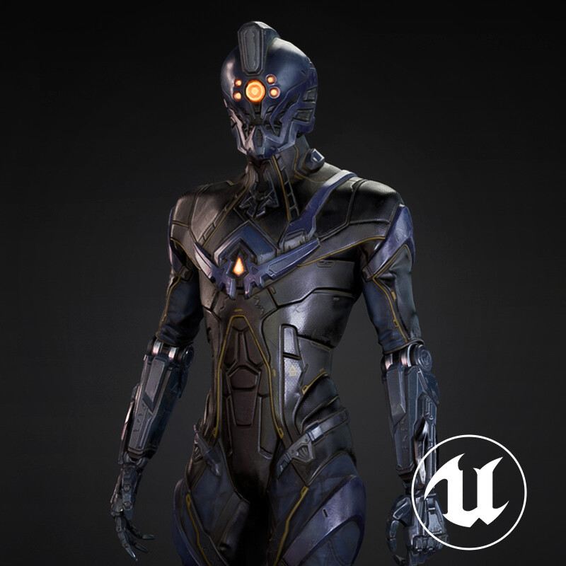 ArtStation - Light robot Unreal