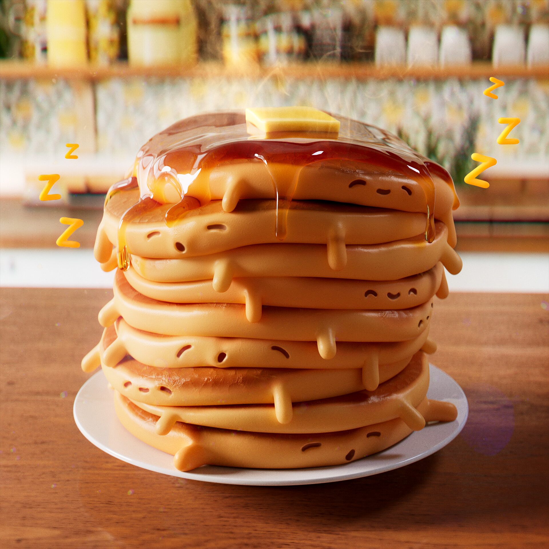 ArtStation - Sleepy Pancakes