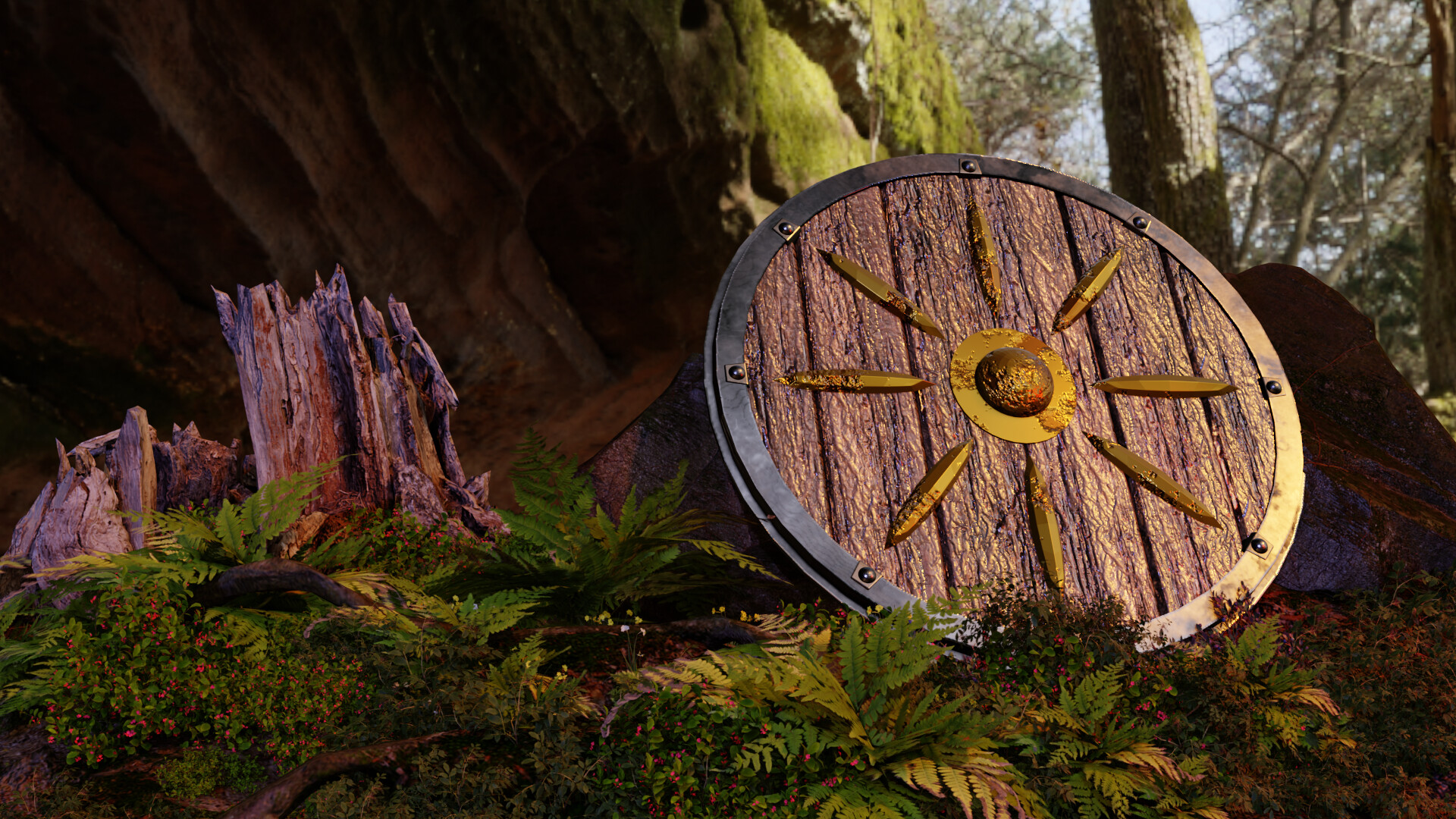ArtStation - Viking Shield Model