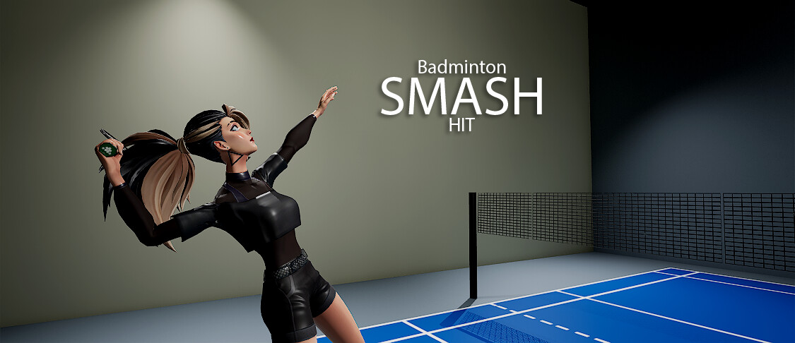 ArtStation - Badminton smash animation