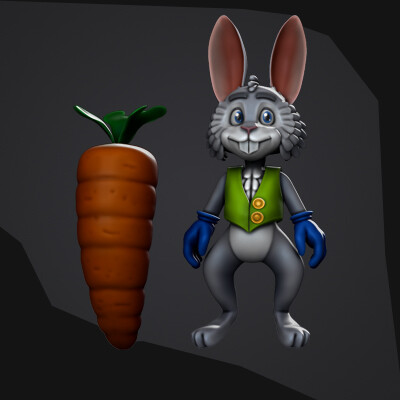 ArtStation - Stylized Rabbit