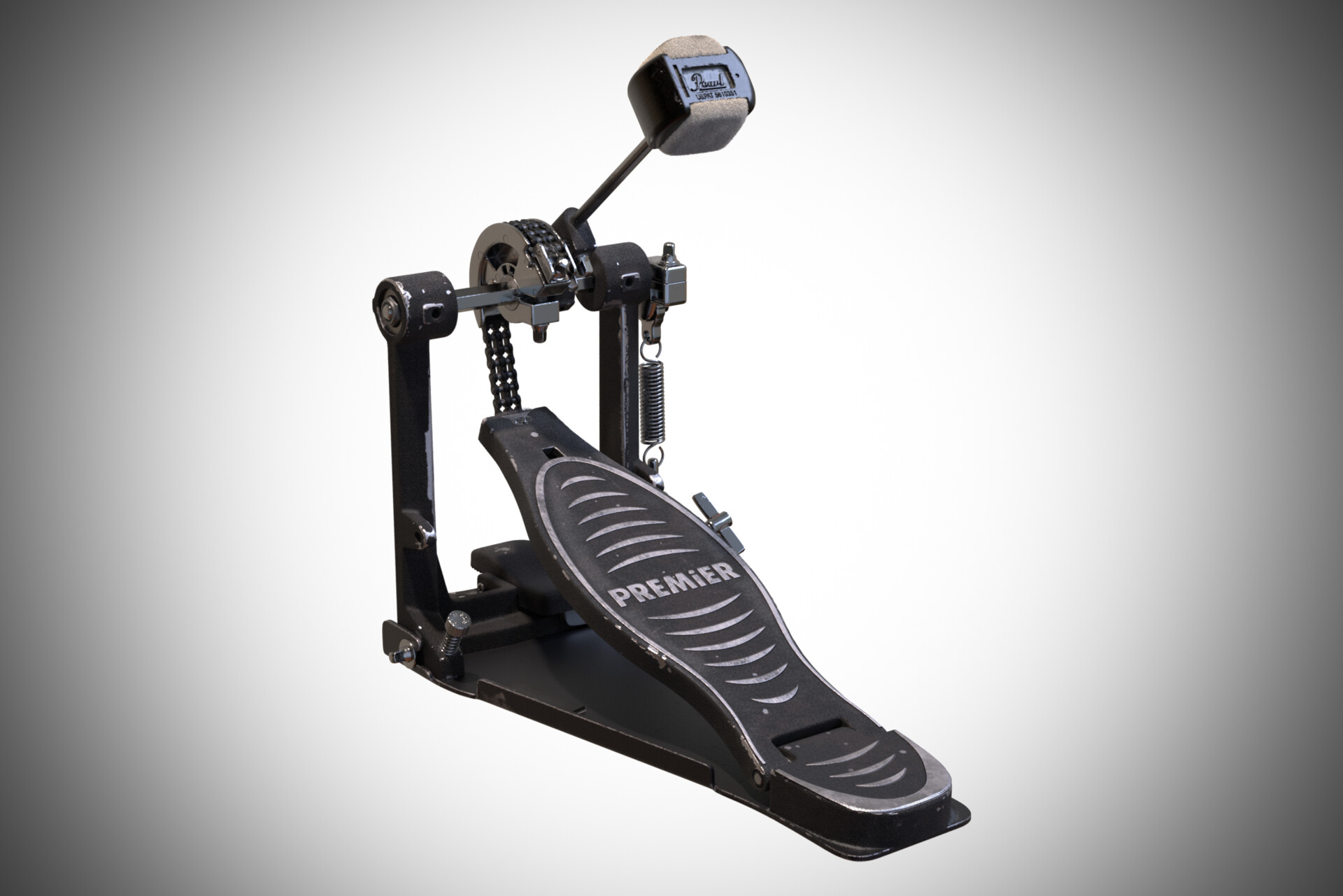 ArtStation - Premier Kick Drum Pedal - Completed with Texturing