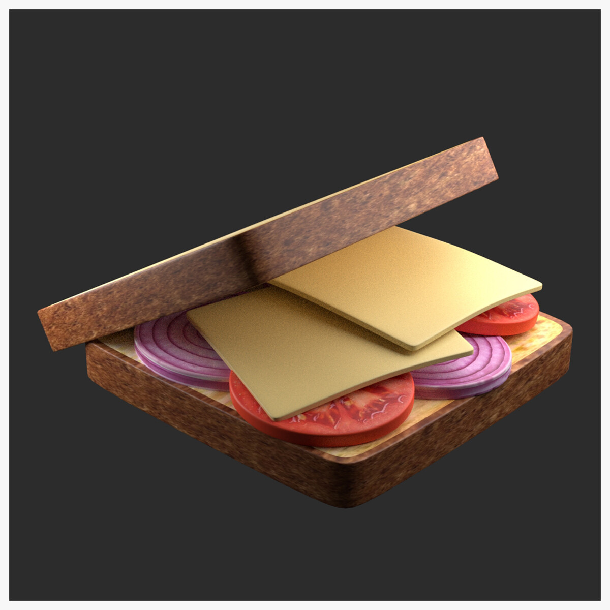 ArtStation - Sandwich 3D Model