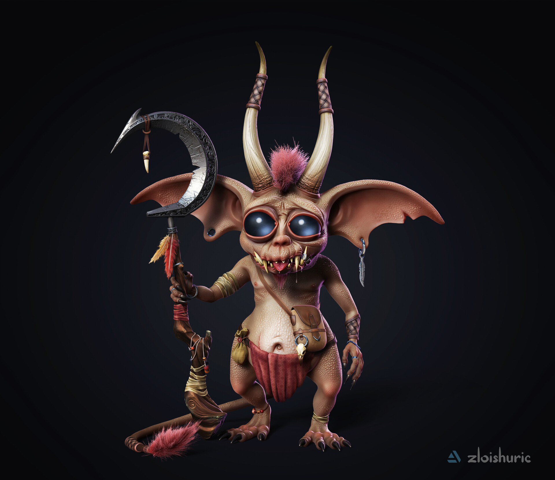 ArtStation - Poor Little Imp Sculpt