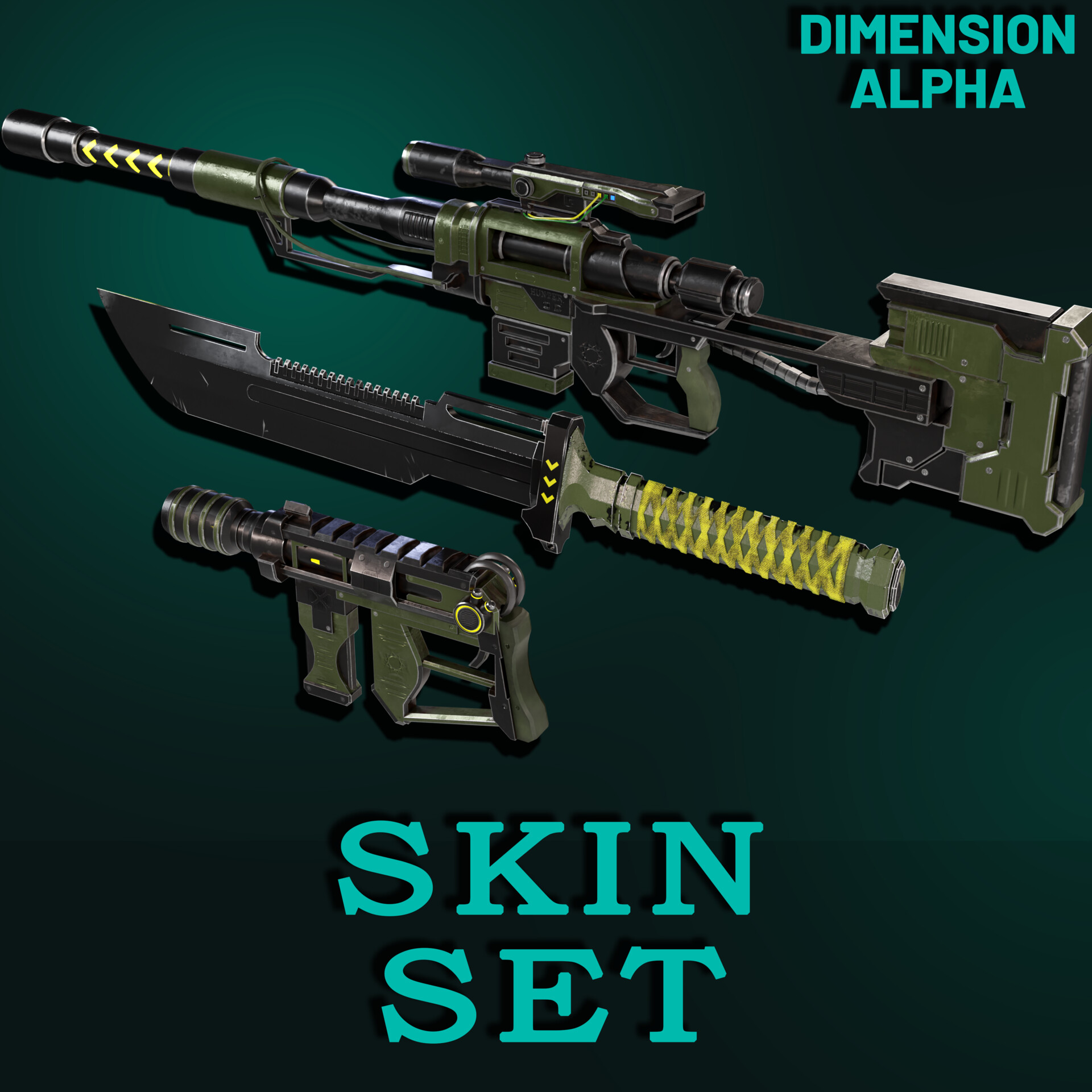 ArtStation - Alpha Dimension Skin Set
