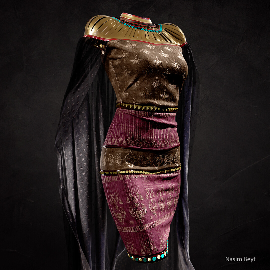 ArtStation - 40 Tileable Ancient Fabric Pattern (Egyptian)- VOL 01 ...
