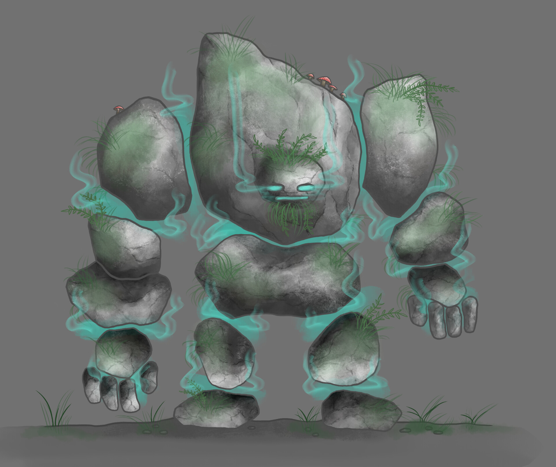 ArtStation - Character Concept - The Stone Guardian