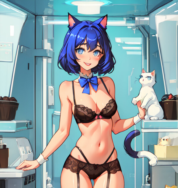 ArtStation - girl in the laboratory