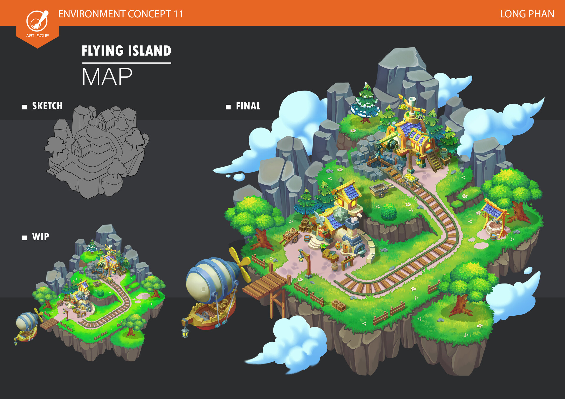 ArtStation - PROJECT: FLYING ISLAND