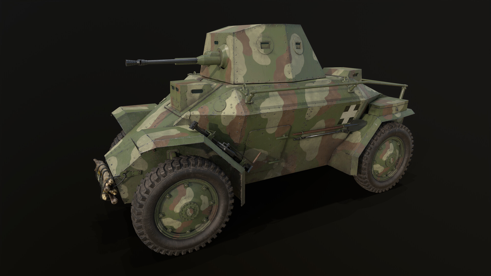 ArtStation - 39M Csaba Armoured Car