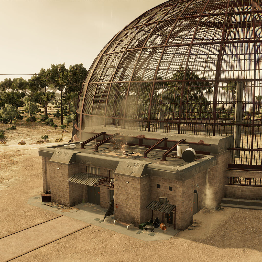 ArtStation - Jurassic World Evolution 2: Aviary Viewing Gallery