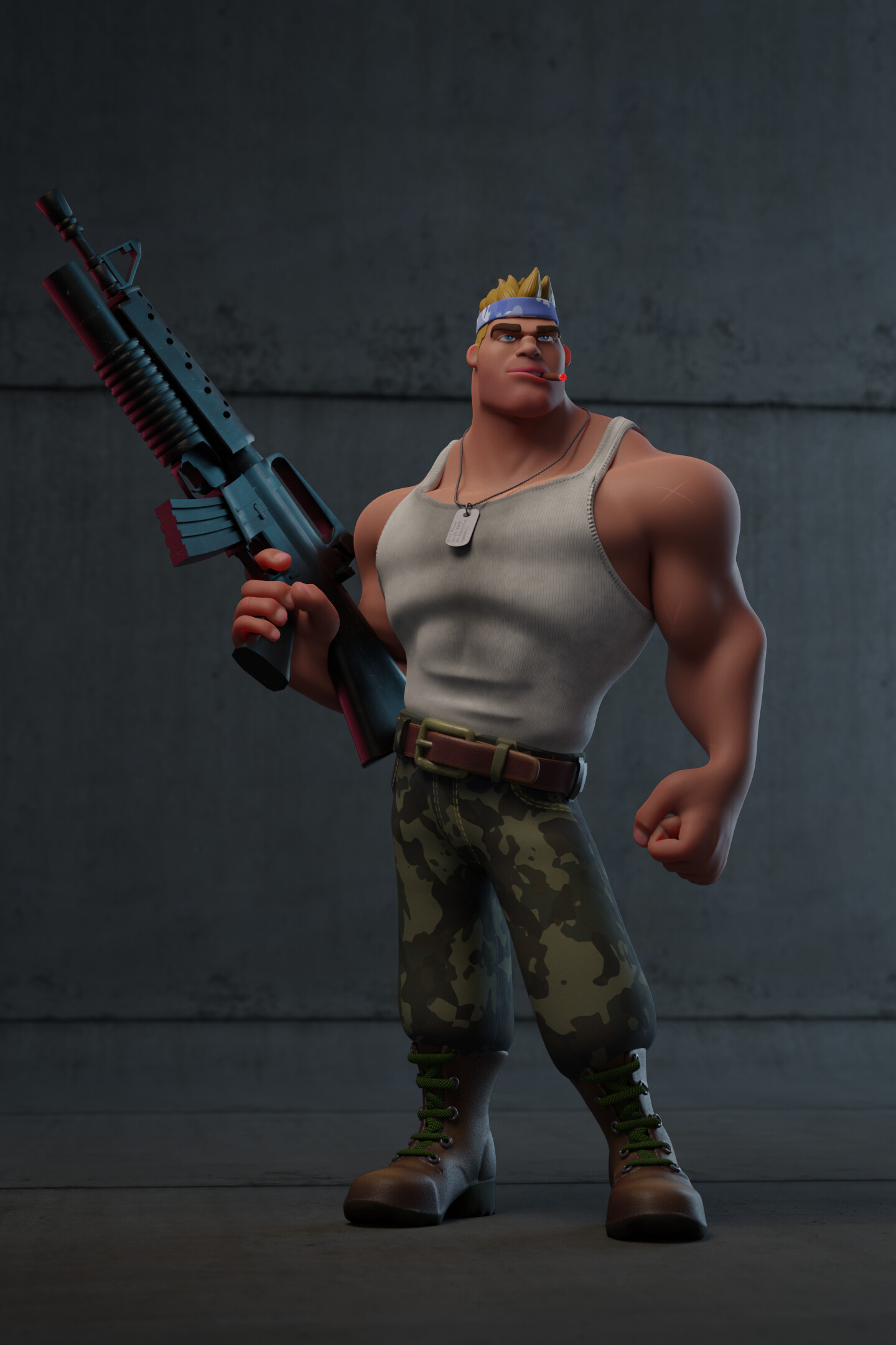 ArtStation - Bill Rizer