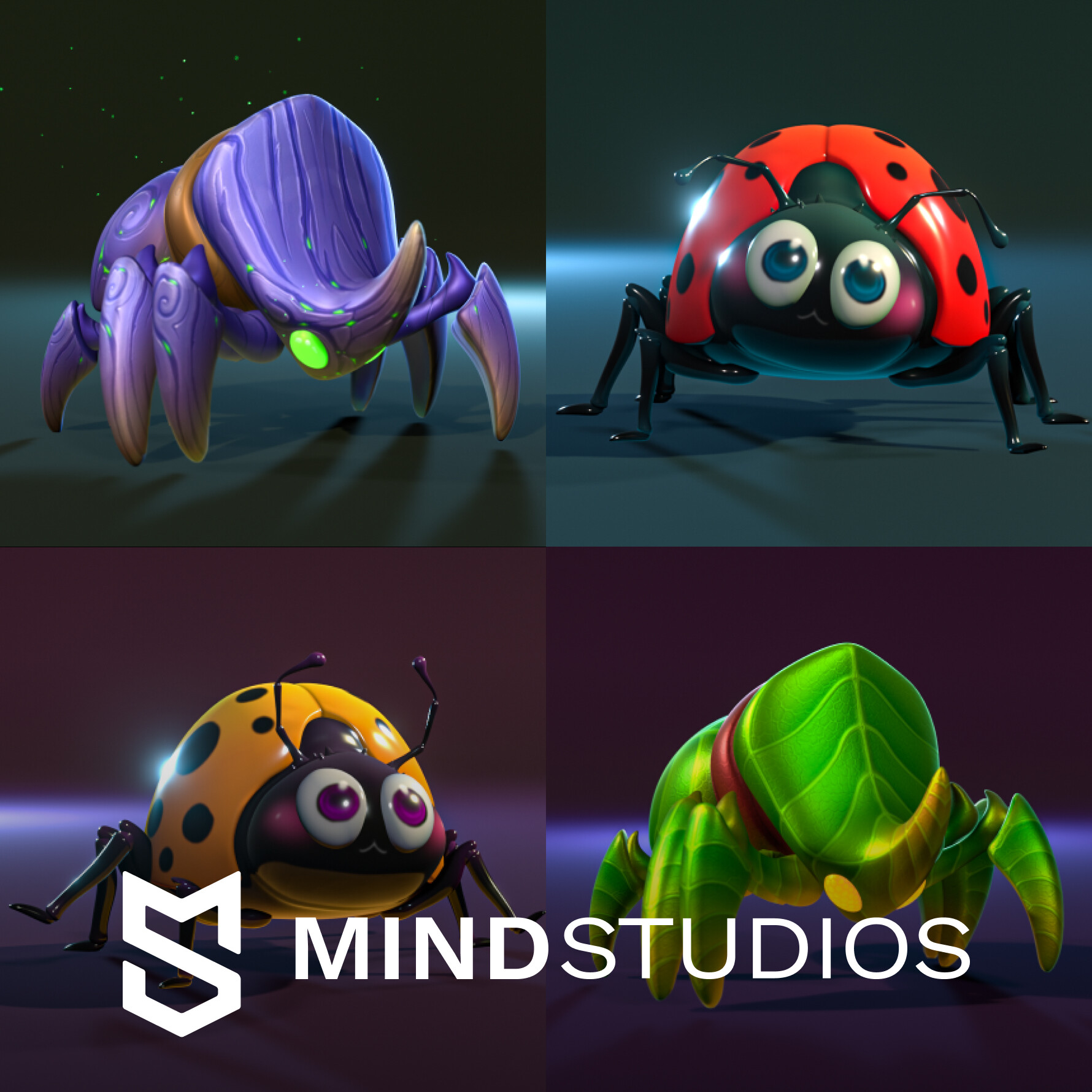 ArtStation - 3D Beetles @ Beetle Riders 3D