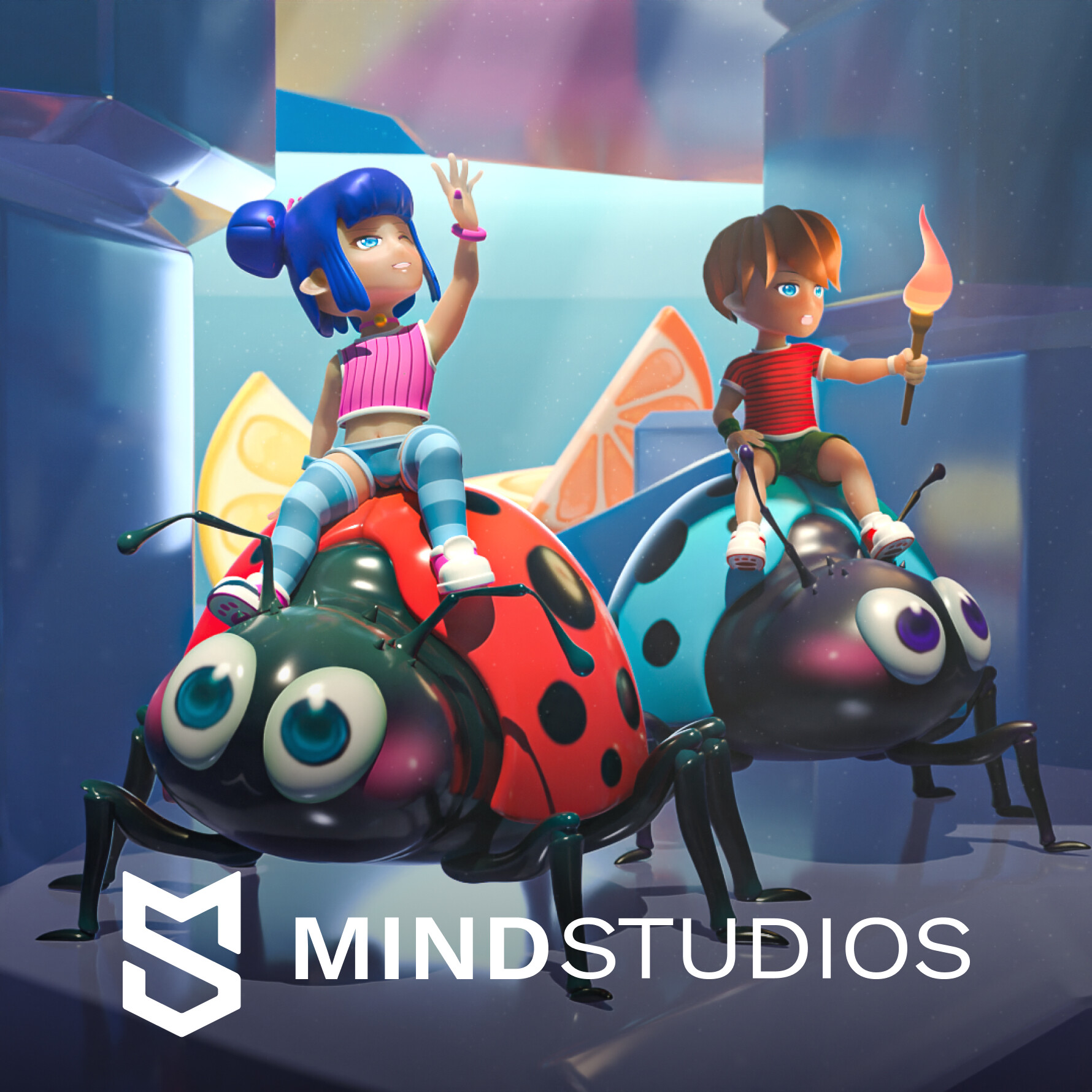 ArtStation - Marketing Art @ Beetle Riders 3D