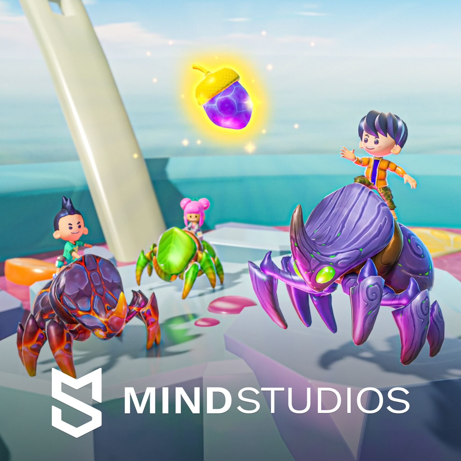 ArtStation - Render for loading screen @ Beetle Riders 3D