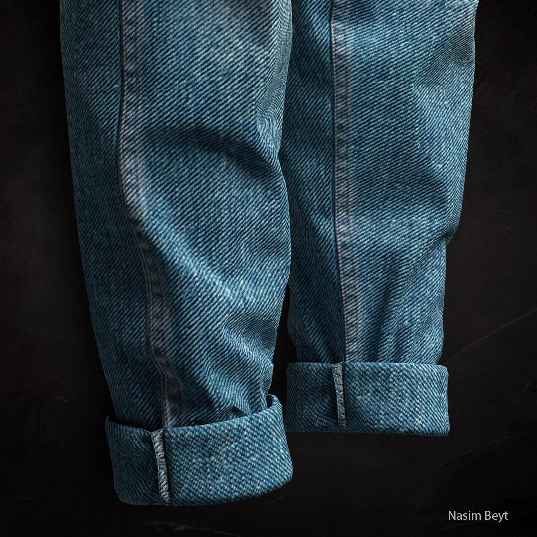 ArtStation - 3 Different Male Jeans Sets (VOL 01) with Texture. CLO3D ...