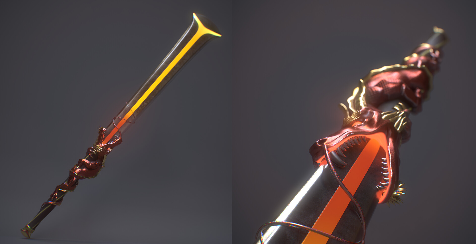 ArtStation - Dragon Sword - Swordtember 2022