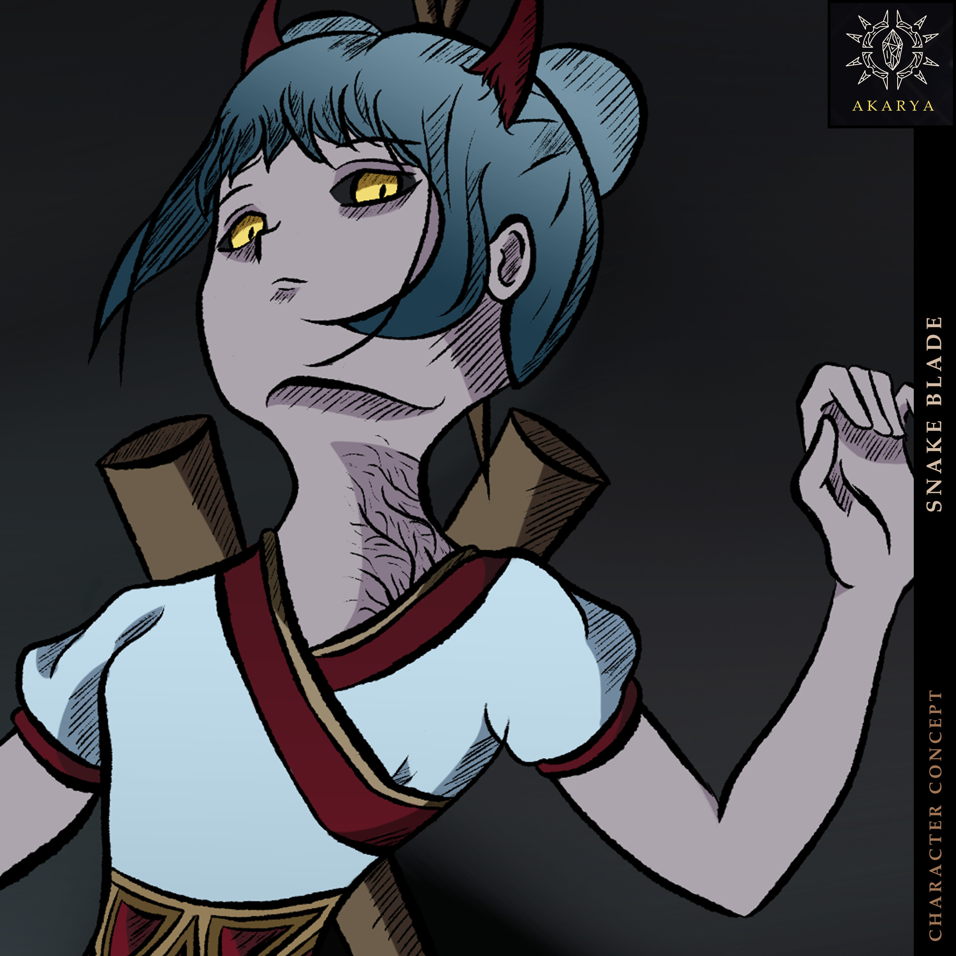 ArtStation - Snake Blade [Character Concept]