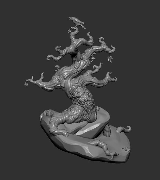 ArtStation - Concept for Witch Tree