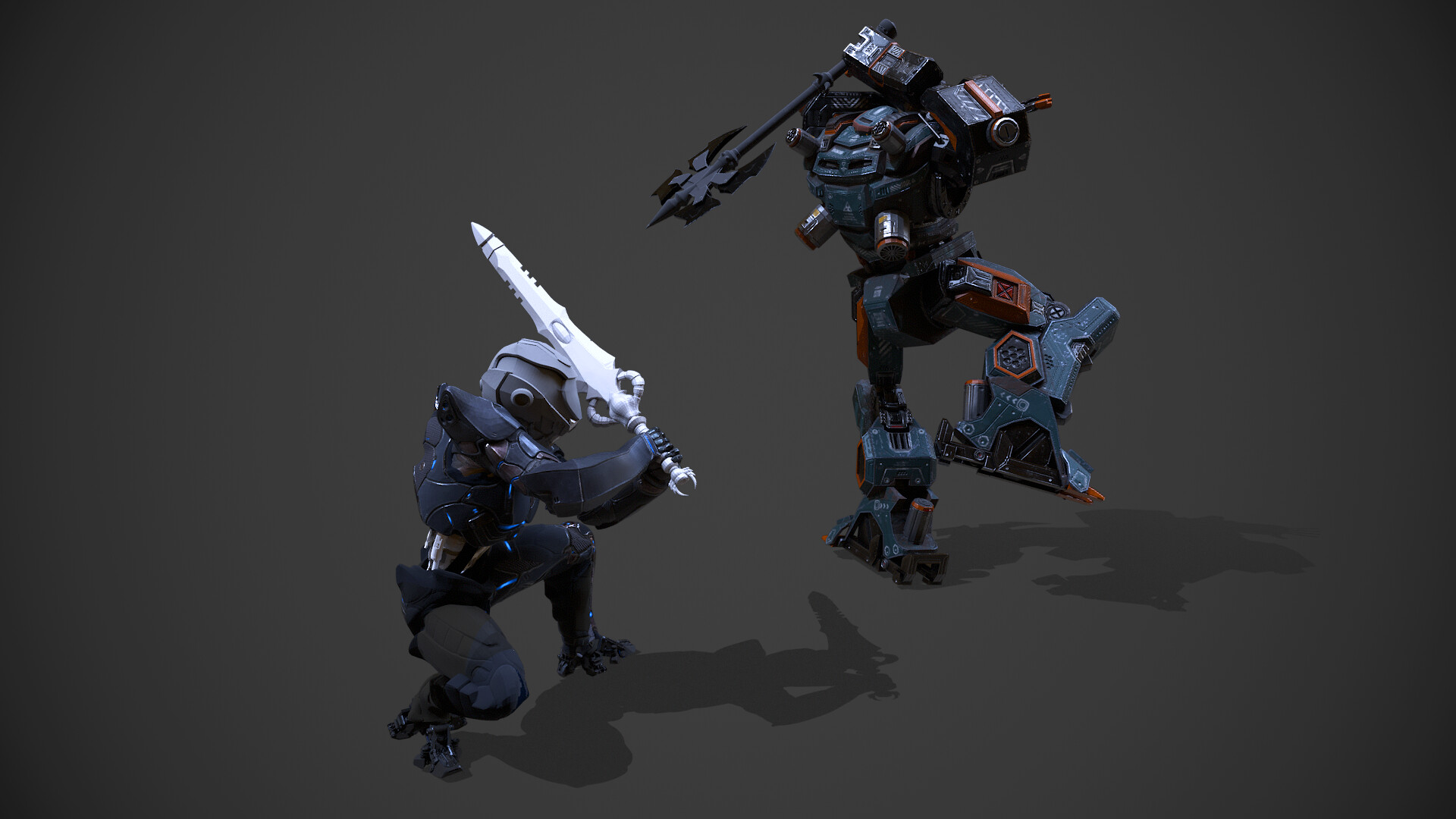 ArtStation - Robot Fighting Animation