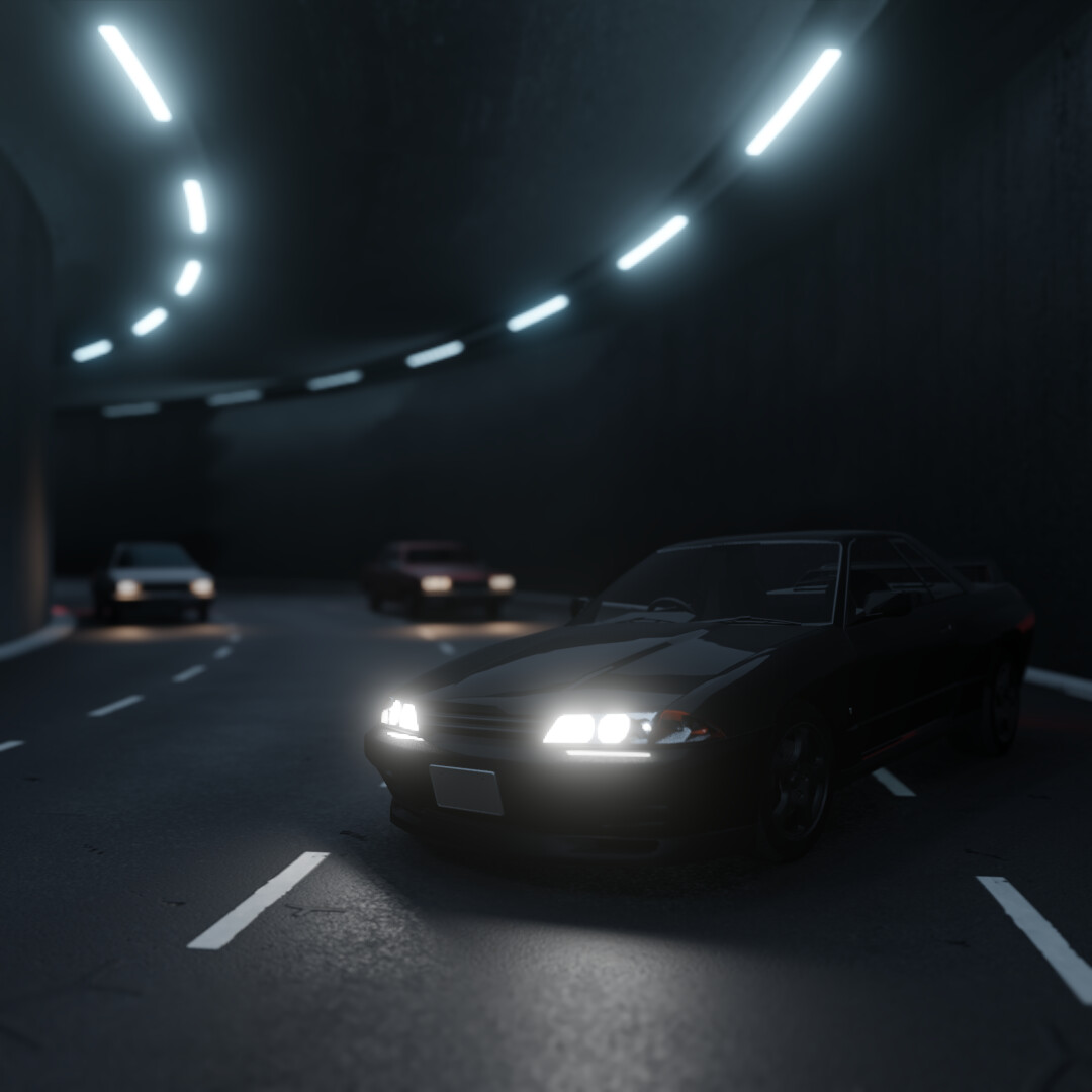 ArtStation - Underground Car Driving Loop