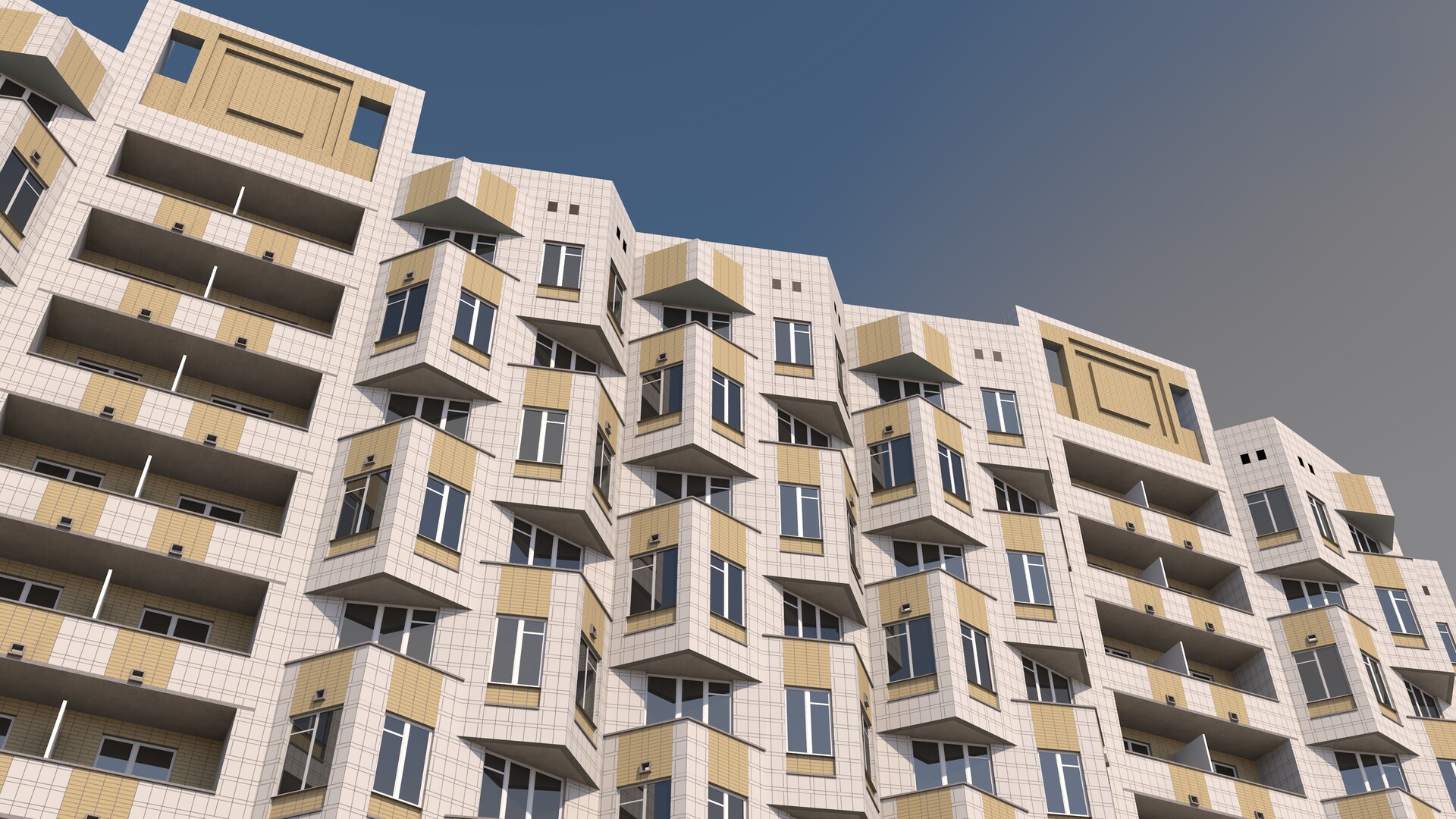 ArtStation - House based on project 114-85, Obninsk, 1984-86. model ...