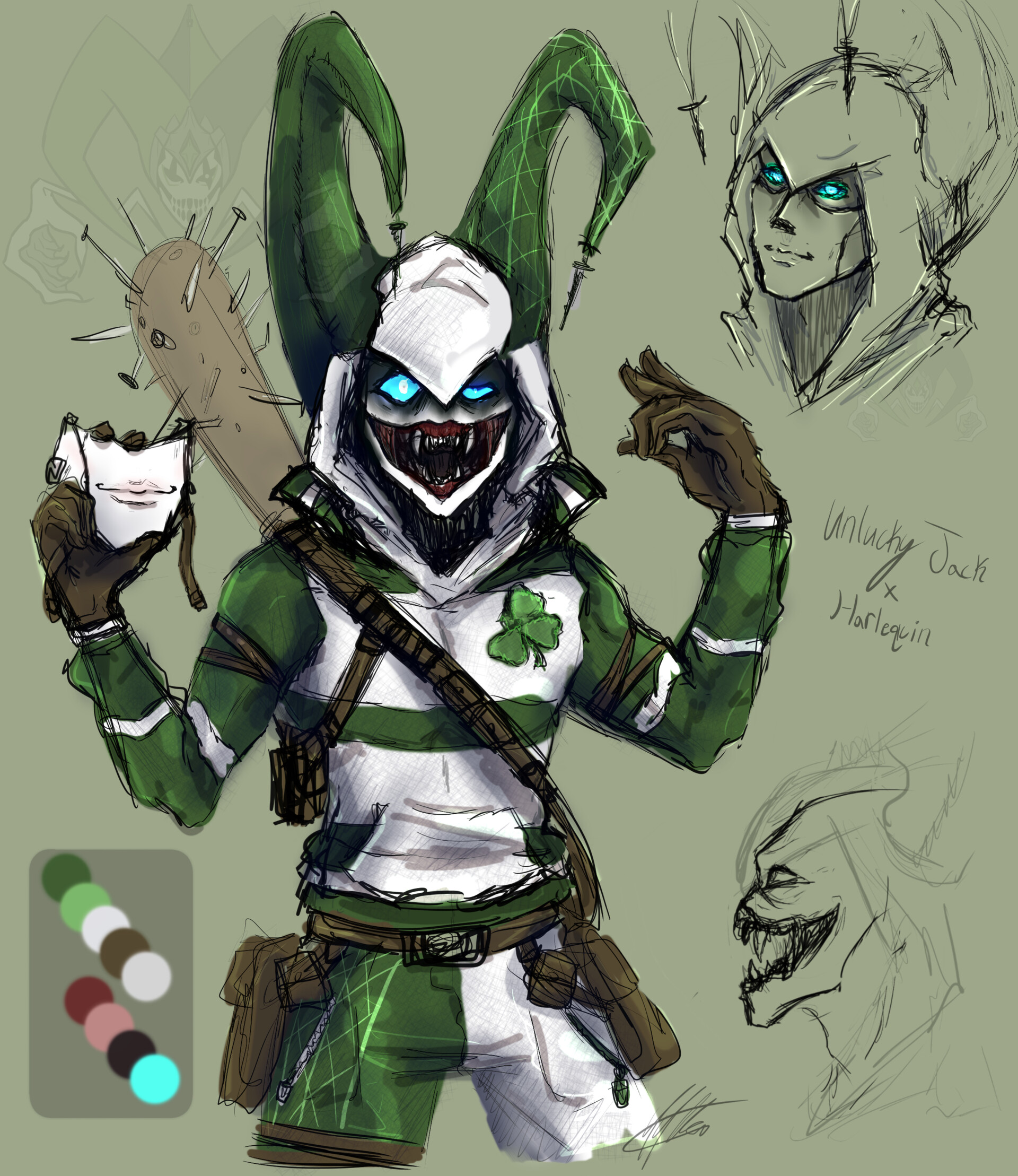 ArtStation - Character Concept & Alt Design- Unlucky Jack