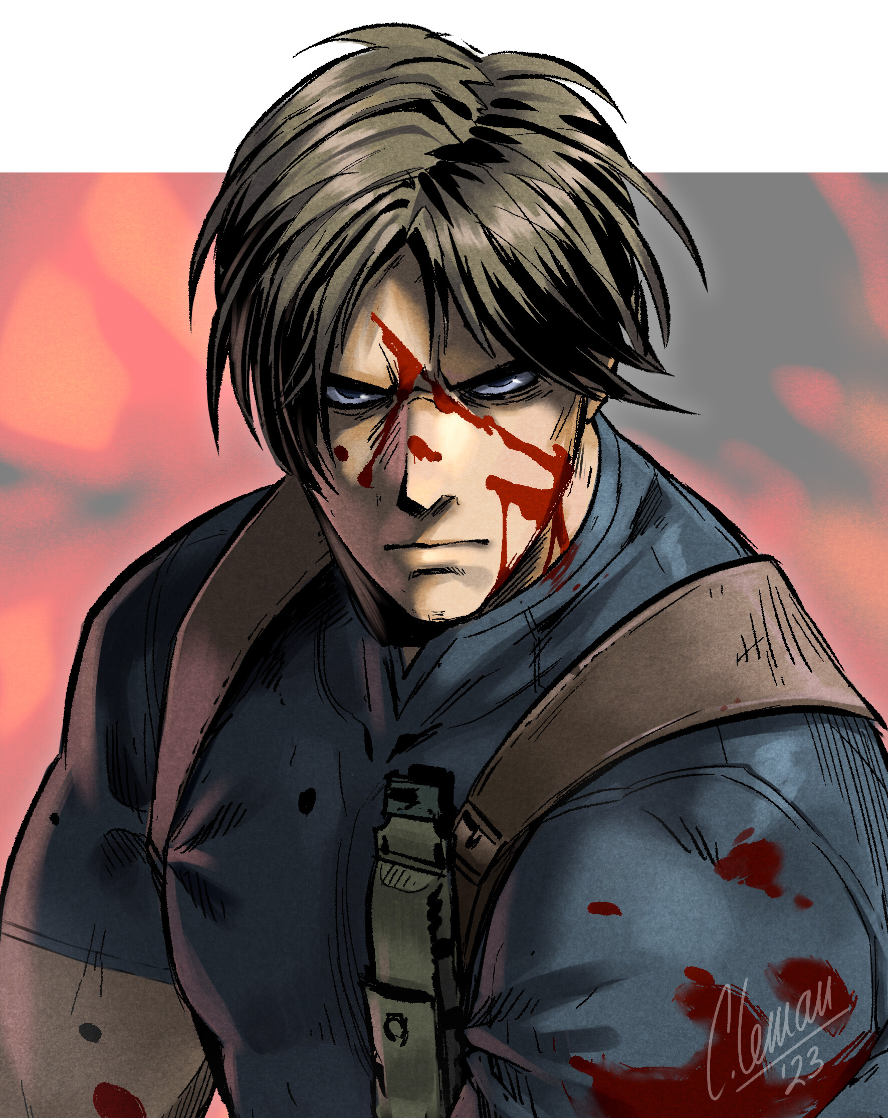 ArtStation - Leon S. Kennedy - "Resident Evil 4 Remake"
