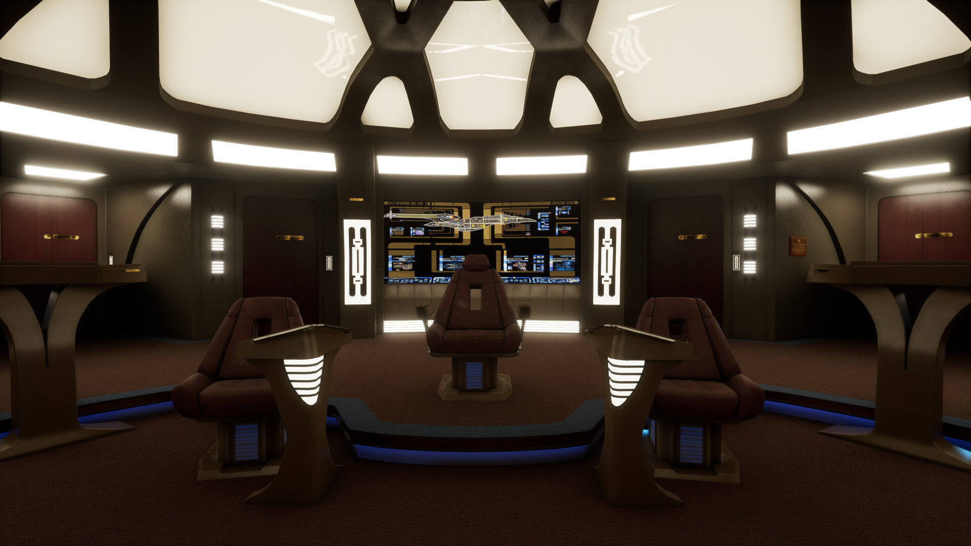 ArtStation - Enterprise E Command Bridge