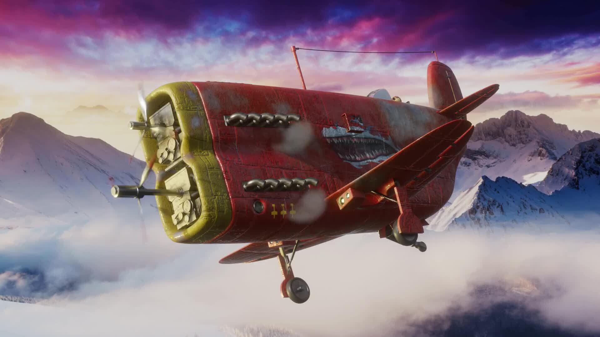 ArtStation - Red Plane