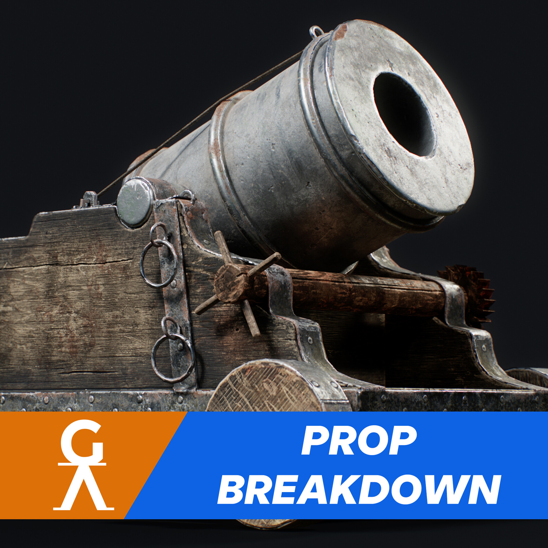 ArtStation - Mortar Cannon - Prop Breakdown - Marco Moschetta