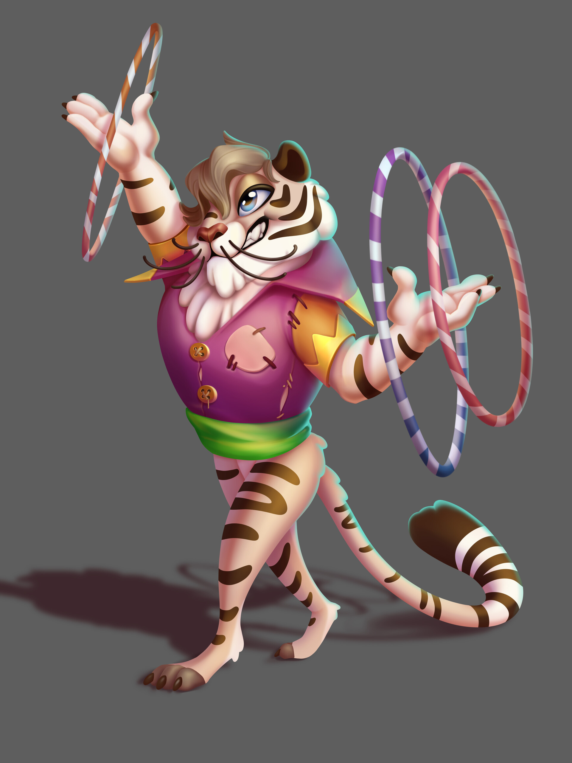 ArtStation - Casual circus tiger