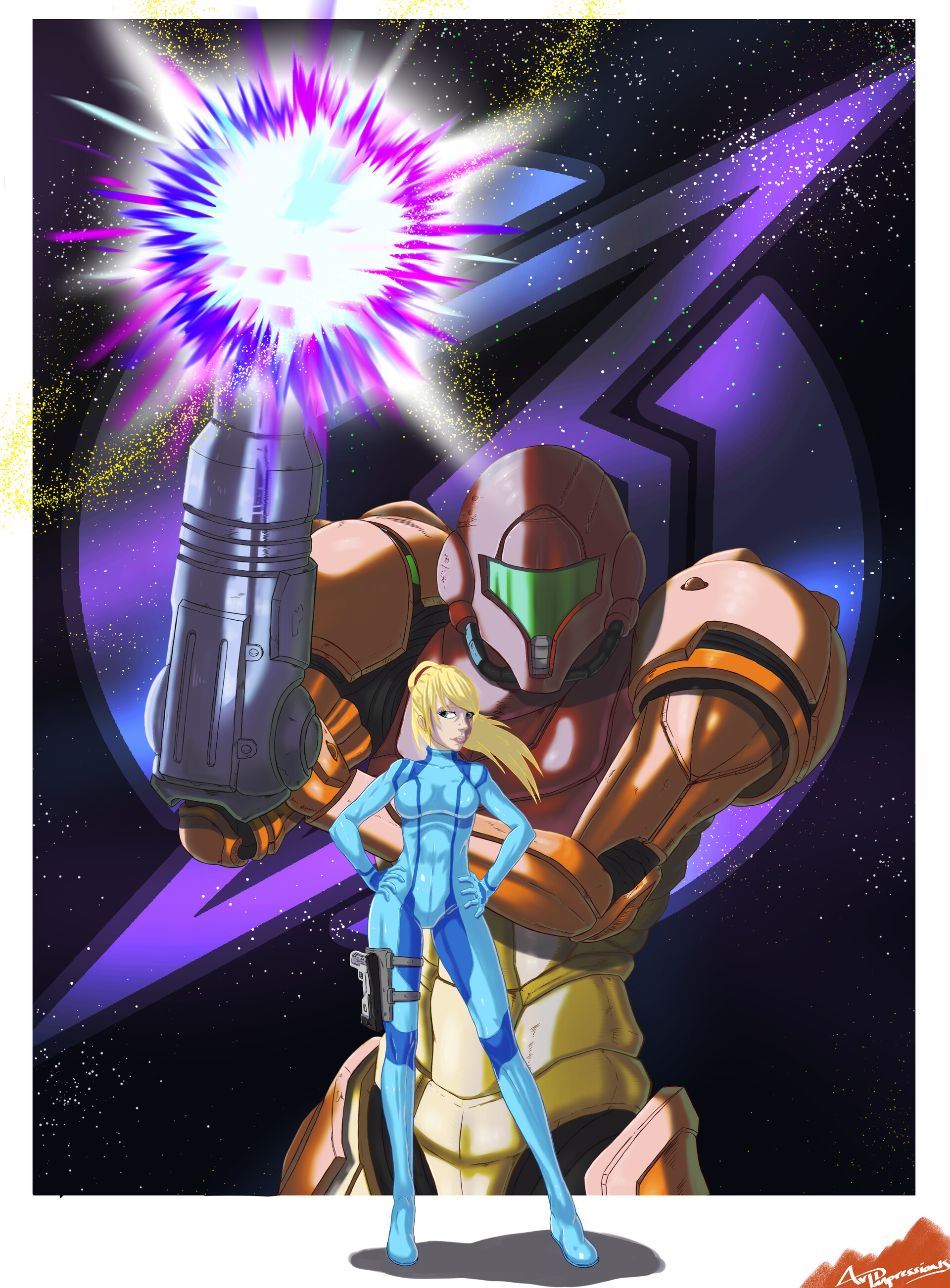 ArtStation - Samus Aran Fan Art