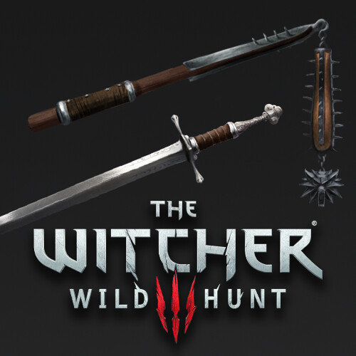 ArtStation - Leo Bonchart's Weapon - Fanmade Design (Witcher series)