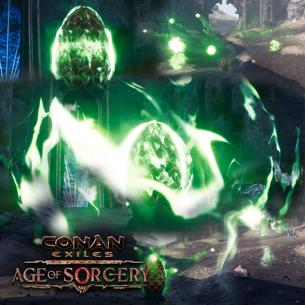 ArtStation - Conan Exiles - Age of Sorcery - Snake Cult Caravan VFX (Event)