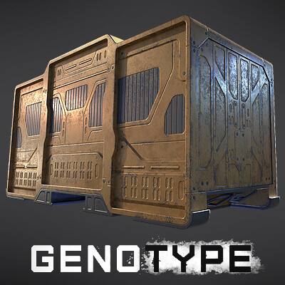 ArtStation - Game assets: Genotype VR game
